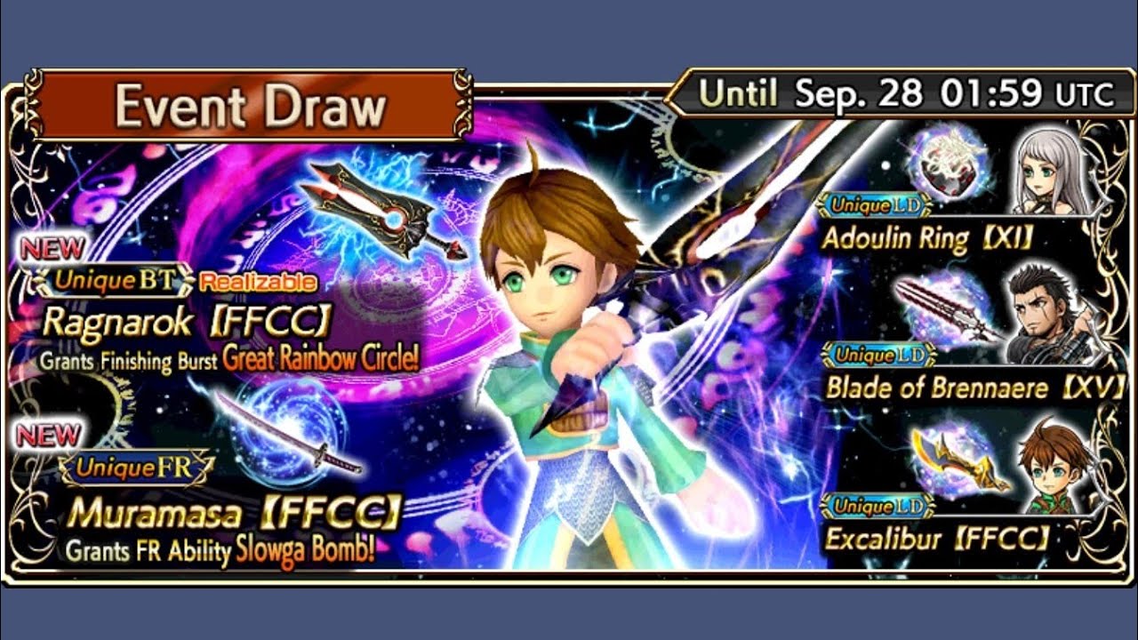 Dffoo Yuri Bt Fr Banner Draw Pulls Youtube