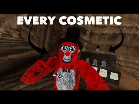 Every Cosmetic In Gorilla Tag Youtube