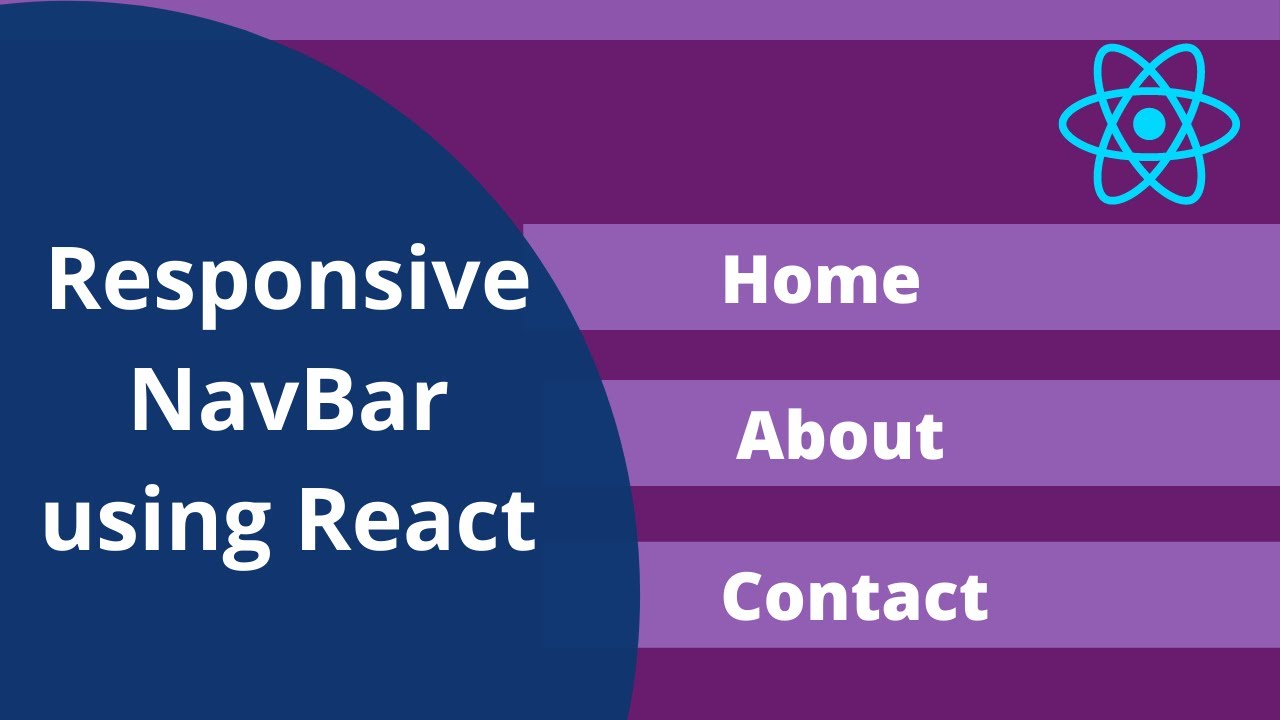 Responsive Navbar Menu React Router
