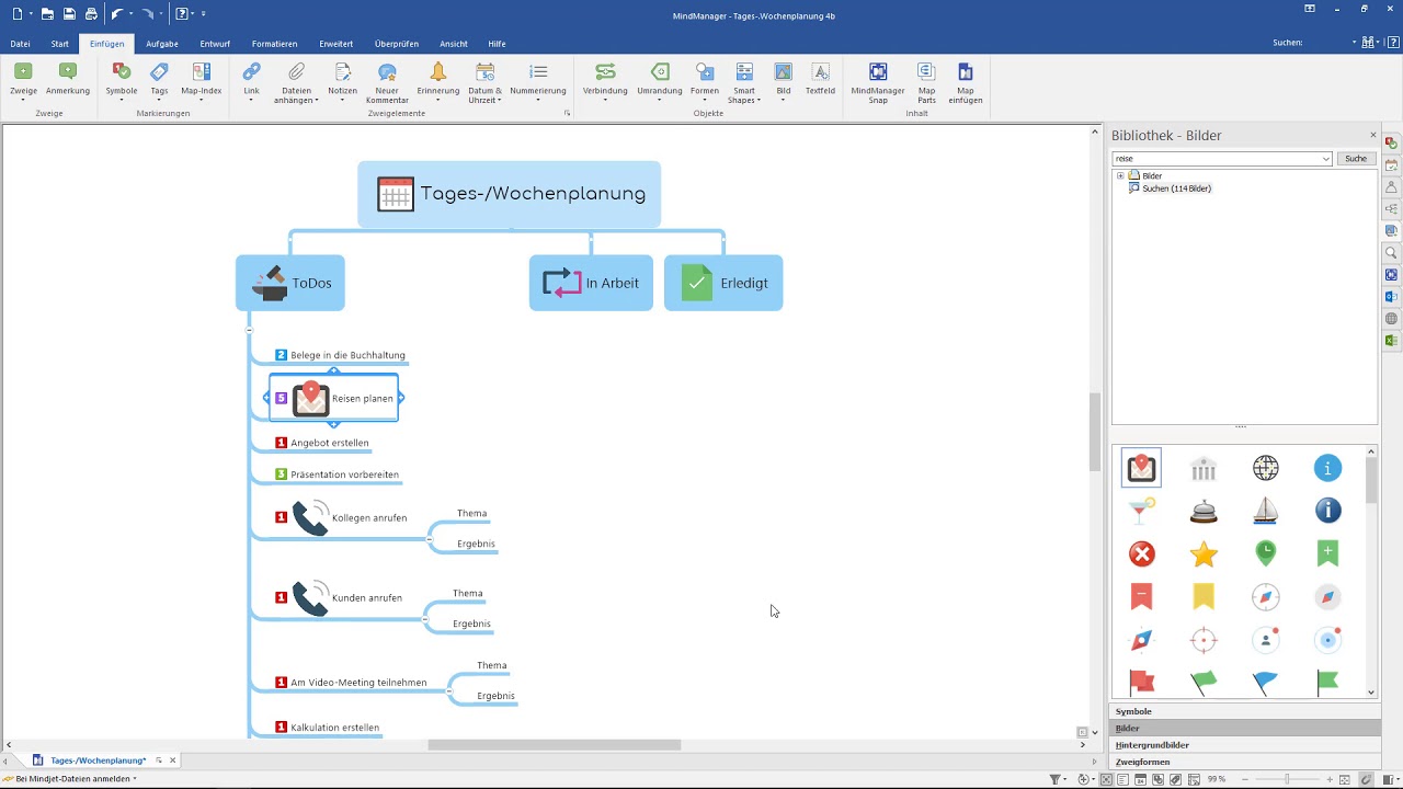 Mindmanager Grundkurs G05 Komplettes Tutorial Youtube