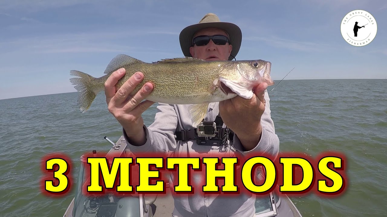Three Methods For Catching Lake Erie Walleye Youtube