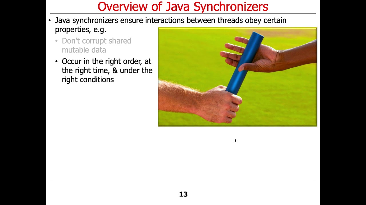 Overview Of Java Synchronizers Youtube