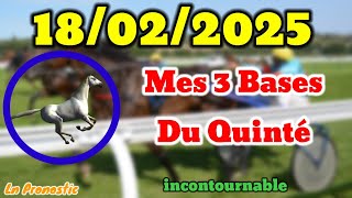 Pronostics Pmu Mes 3 Bases Incontournable Samedi 18 Janvier 2025