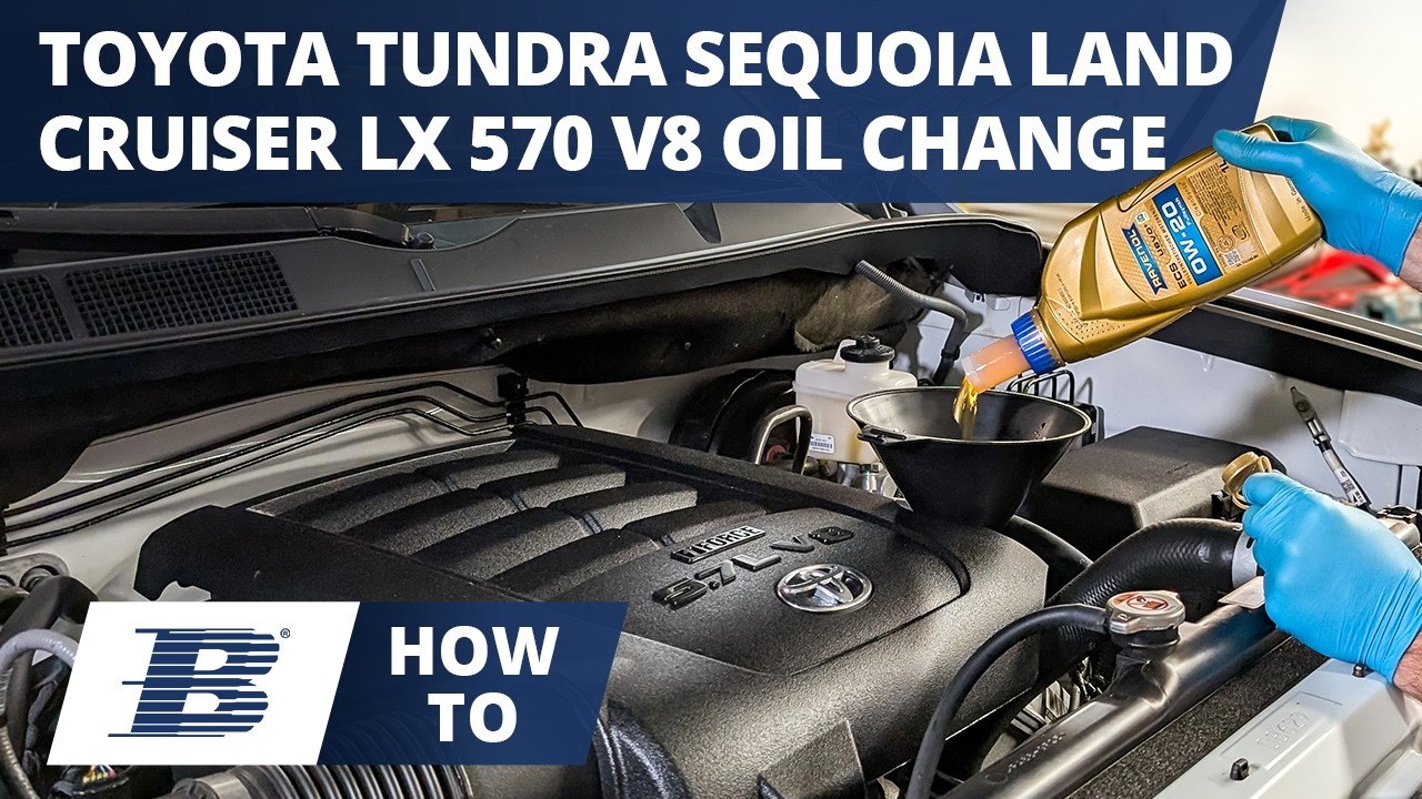 Toyota Tundra Sequoia Land Cruiser Lx 570 Oil Change 2007 2021 5 7l