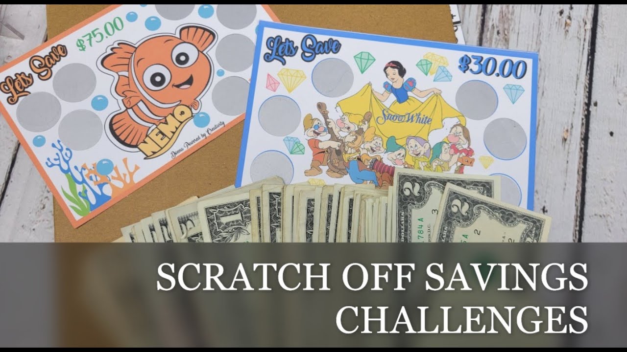 Scratch Off Saving Challenge Day Budget Budgeting Youtube