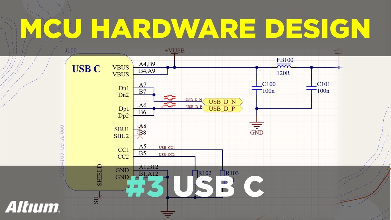 Microcontroller Based Hardware Design With Altium Designer 3 Usb C