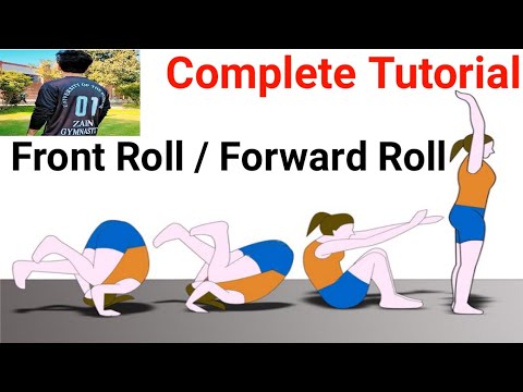 How To Do A Forward Roll Beginner Gymnastics Tutorial Front Roll