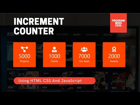 Increment Counter Using Html Css And Javascript Create An Increment