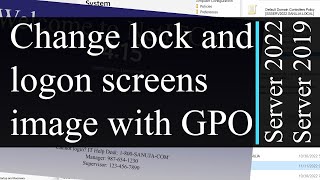 How To Force Change Windows Lock Screen And Logon Image Gpo Windows ...