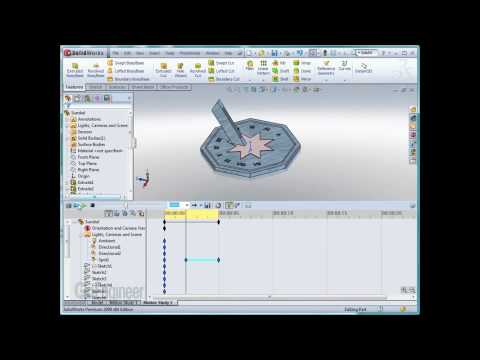 Solidworks Quick Tip Animator And Motion Study Youtube