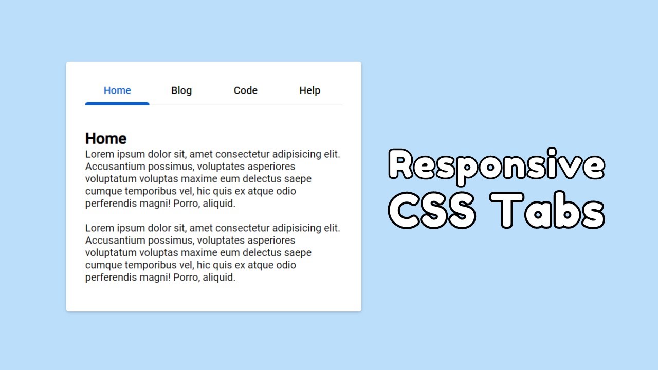 Css Tabs With Slide Indicator Using Only Html Css Litemap Youtube