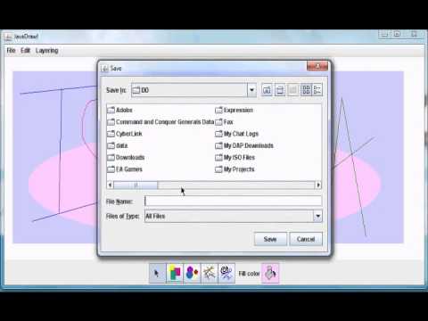 Java Paint Program Youtube