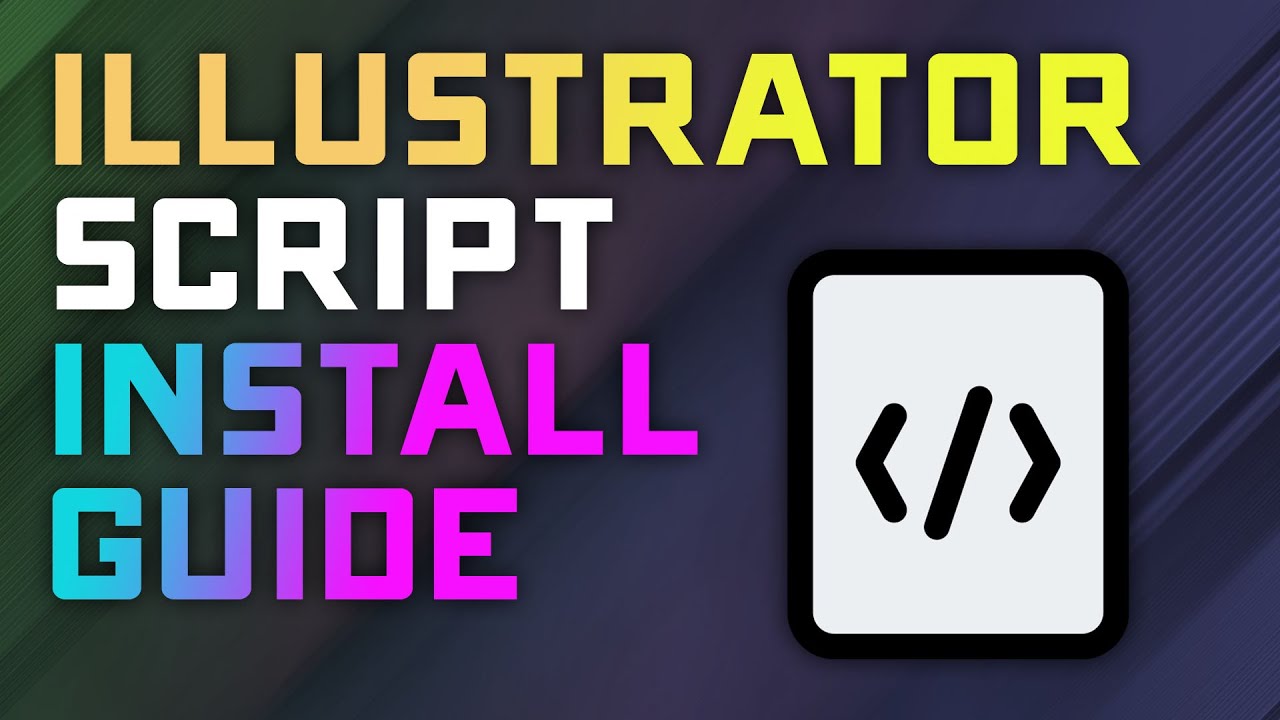 How To Install Scripts In Illustrator Cc Quick Tutorial Youtube