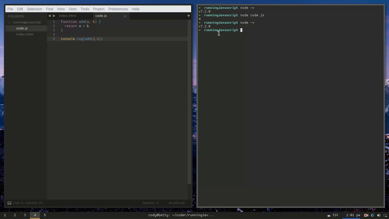 How To Run Javascript Code Youtube