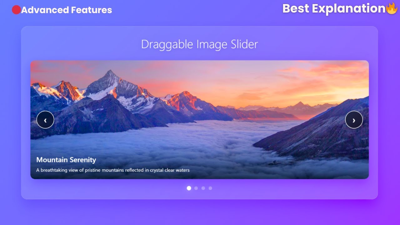 Build A Draggable Image Slider Using Html Css Javascript Responsive