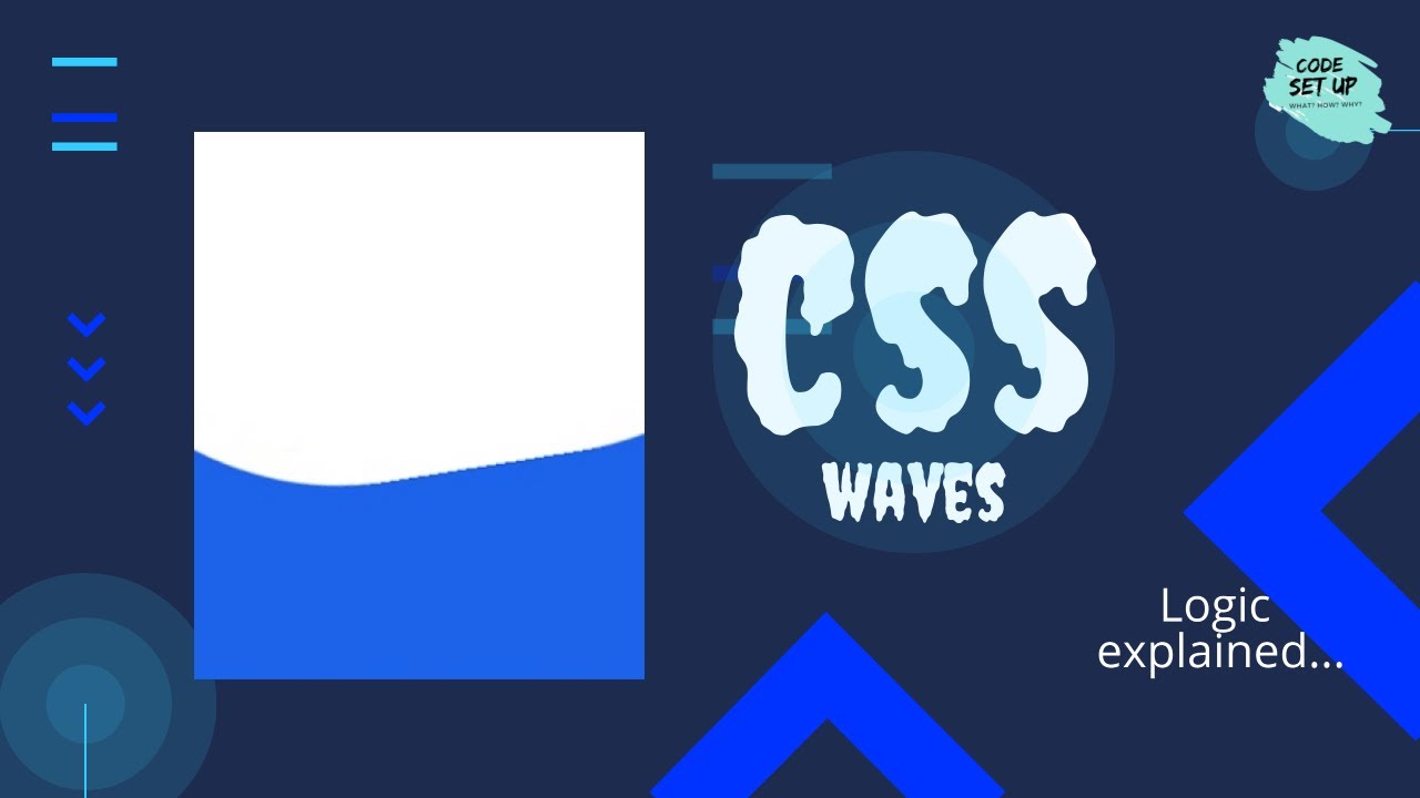 Css Water Wave Animation Only Css Youtube