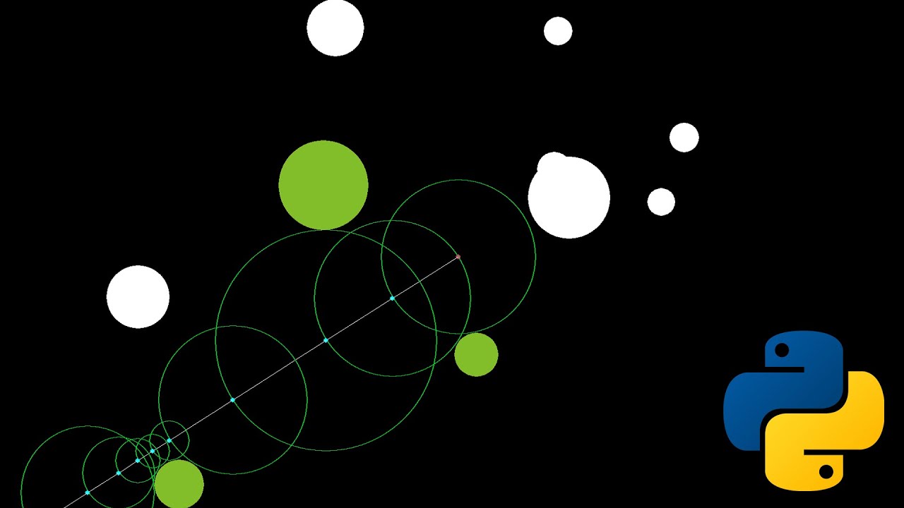 2d Ray Marching Visualization Python Youtube