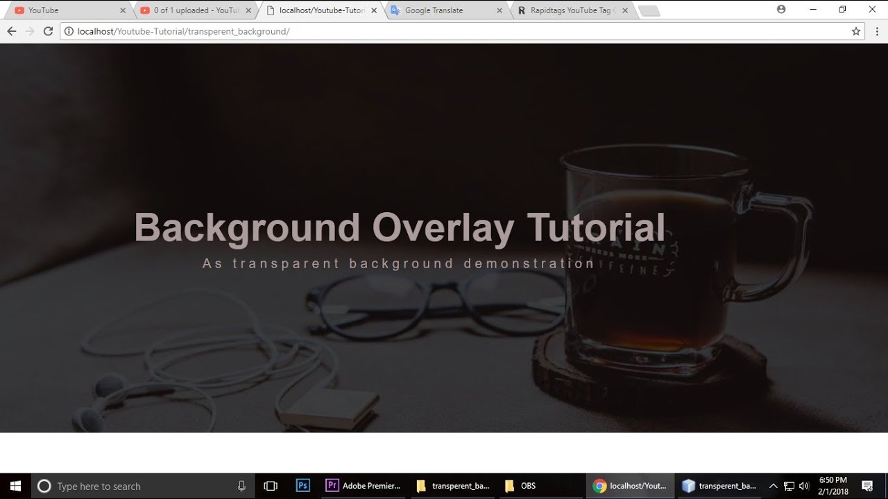 Html Css Tutorial Transparent Background 47 Off