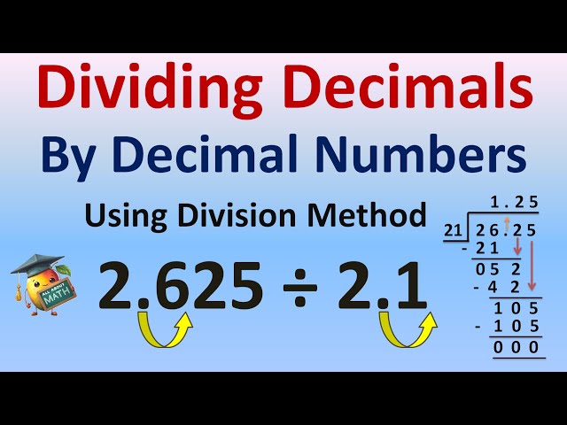 Decimal Division Steps