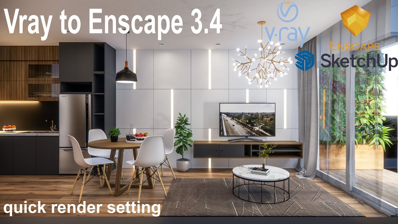 Enscape Living Room Interior Render Tutorial Enscape Interior Render