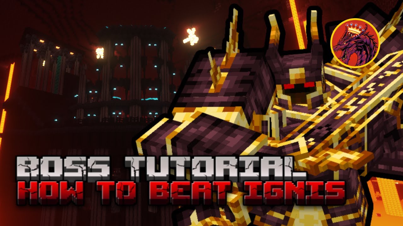 Minecraft Boss Tutorial How To Beat Ignis Youtube
