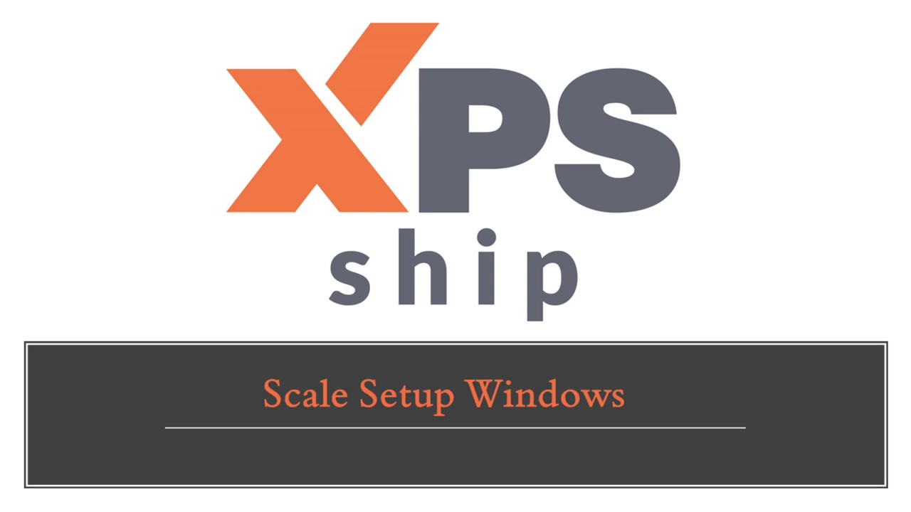 Scale Setup Windows Youtube