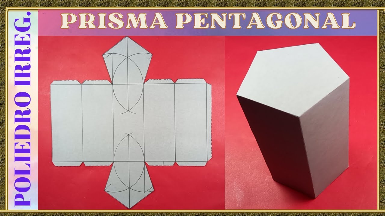 Como Hacer Un Prisma Pentagonal Pentagonal Prism Youtube