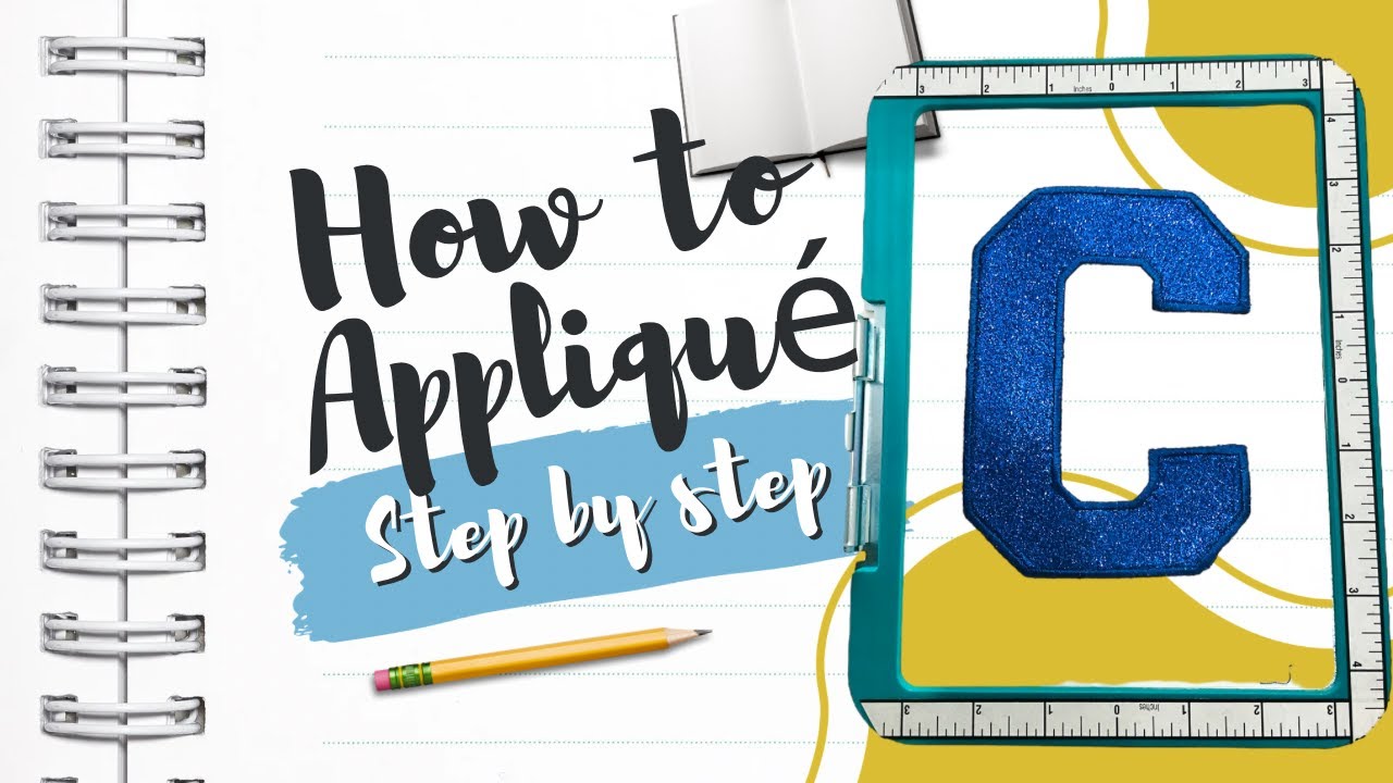 Easy Embroidery Appliqué Youtube