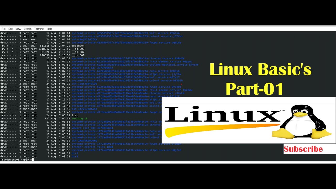 Linux Basic S Part 01 Linux Basic Commands Explanation Linux