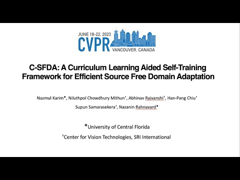 Cvpr 2023 Paper Curriculum Learning For Source Free Domain Adaptation