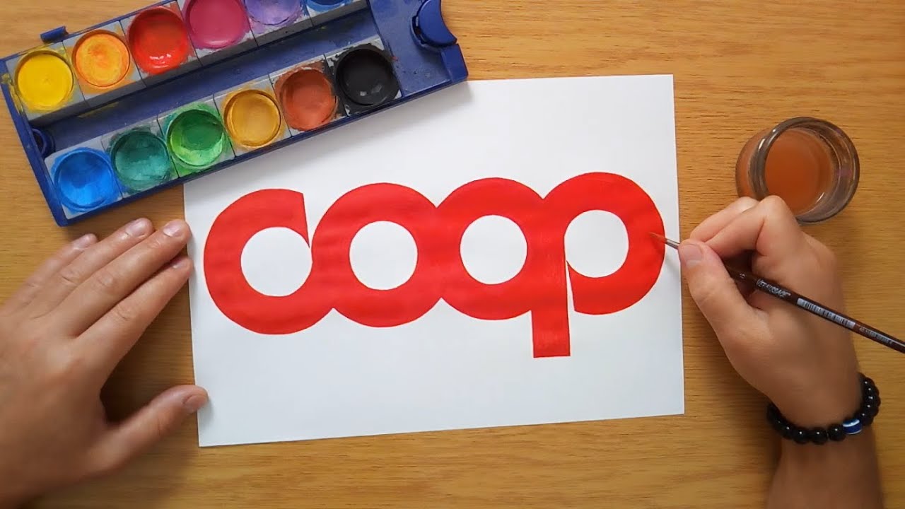 Come Disegnare Il Logo Di Coop Youtube