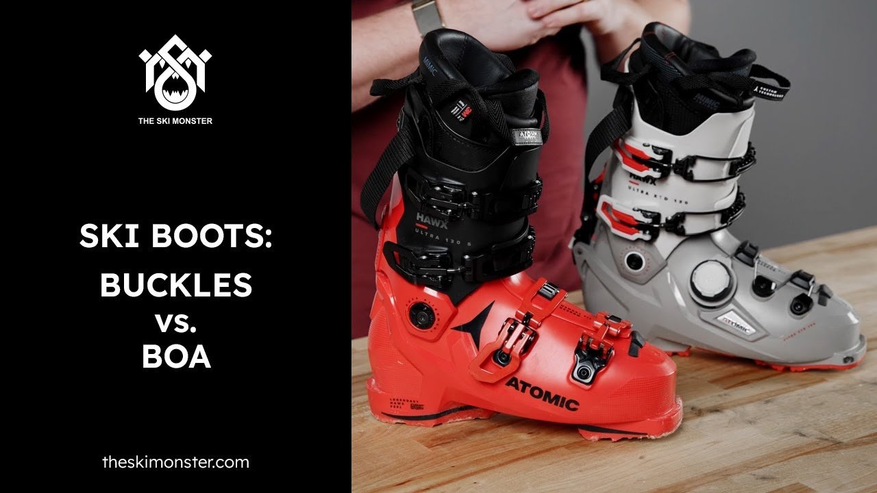 Ski Boots Buckles Vs Boa Youtube