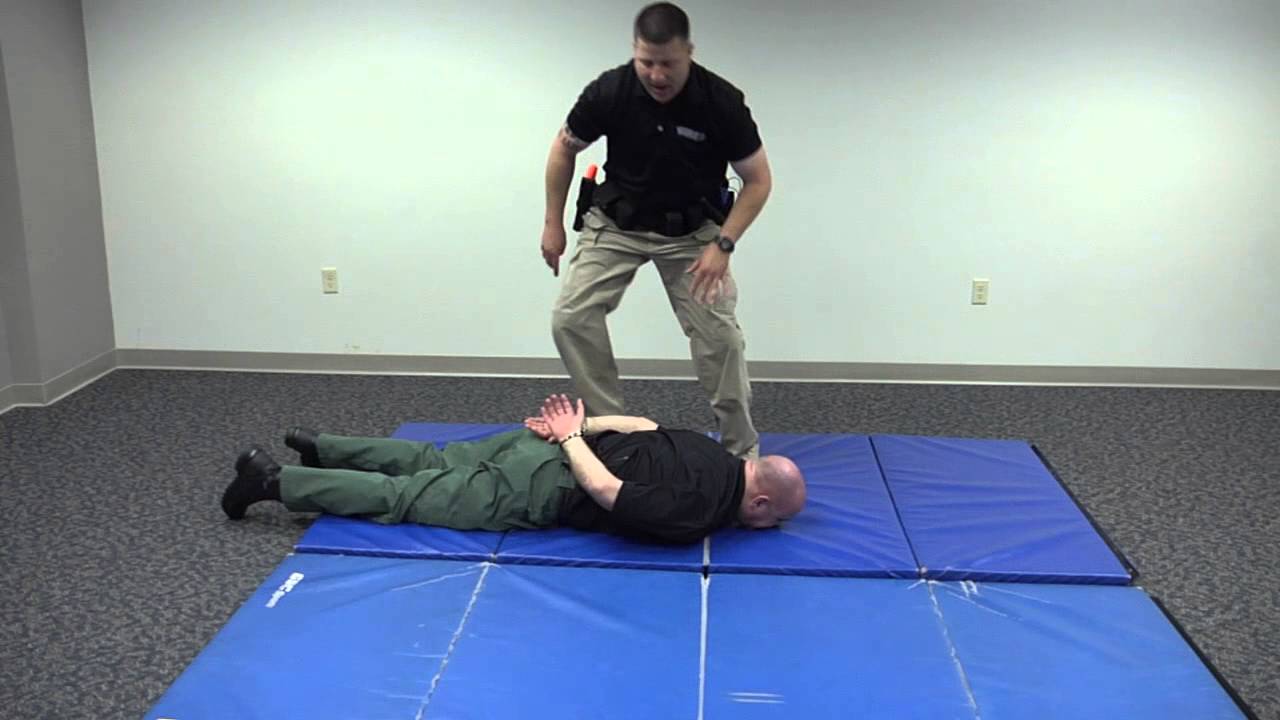 Prone Handcuffing And Search Defensive Tactics Youtube