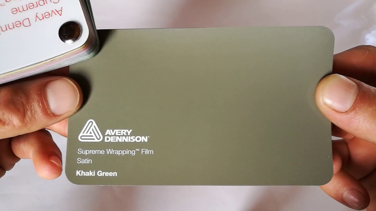 Avery Dennisonтащs Khaki Green Supreme Wrappingтдв Satin Youtube