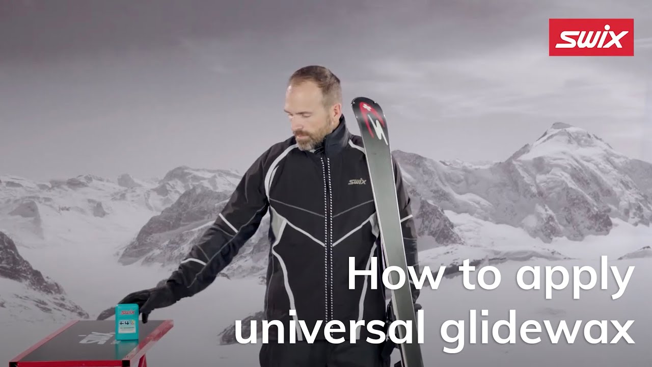 How To Apply F4 Universal Glide Wax On Alpine Skis Youtube