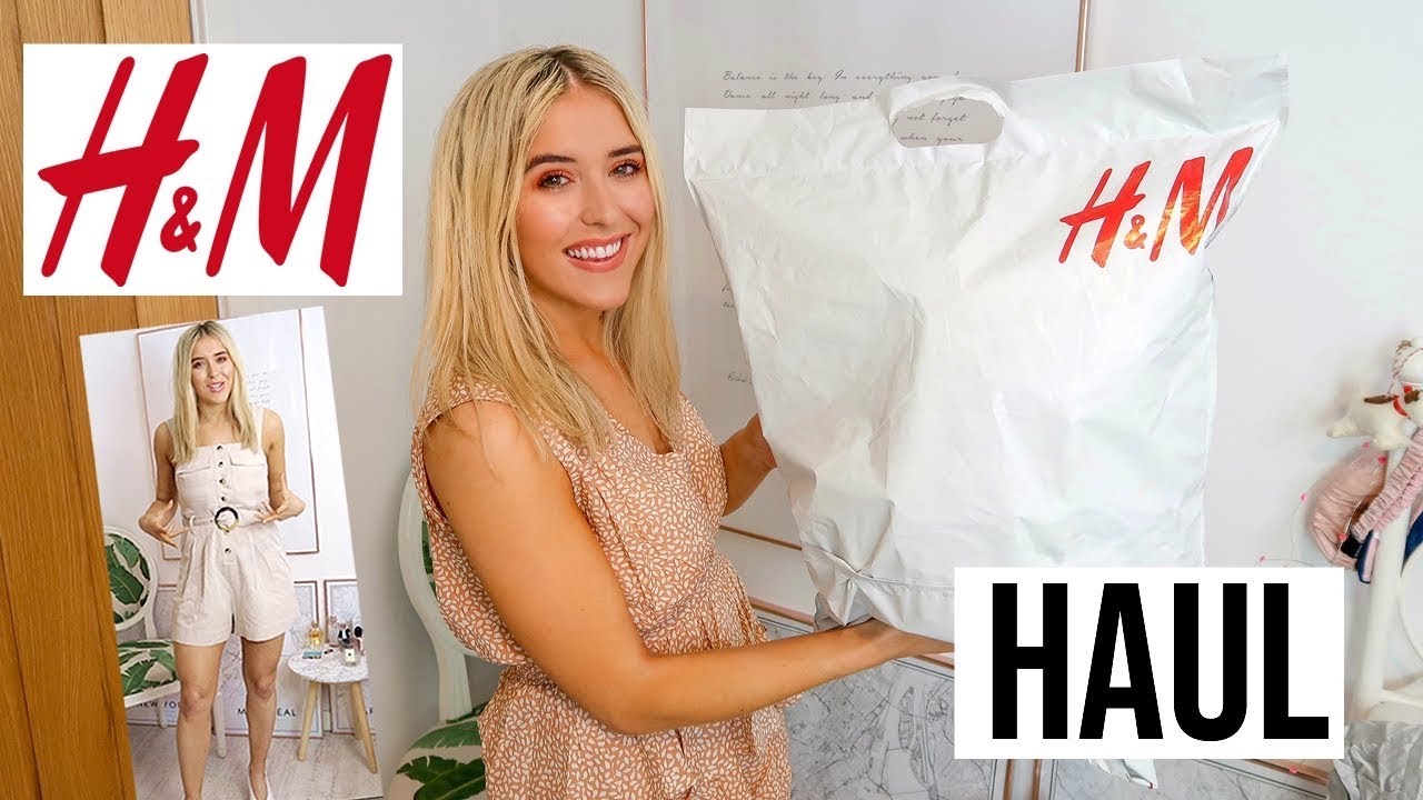H M Try On Haul Spring Summer 2019 Youtube