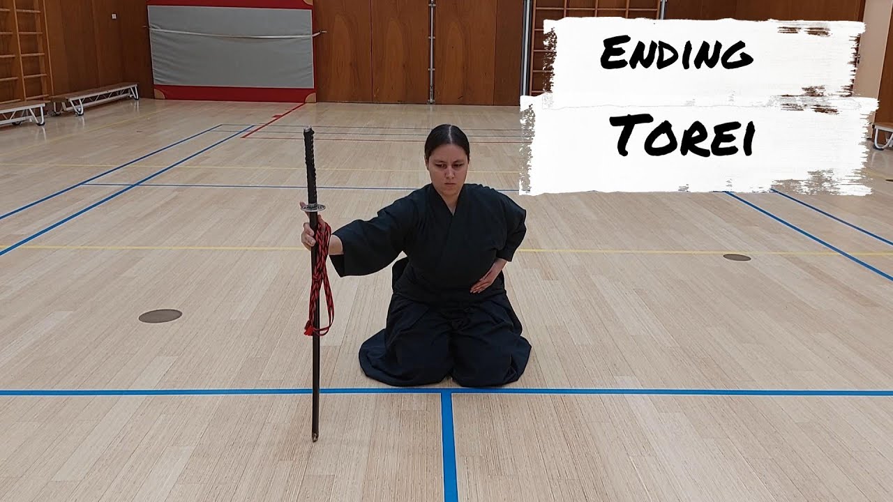 Iaido Owari No Torei Ending Torei Zen Nihon Kendo Renmei Iaido Youtube