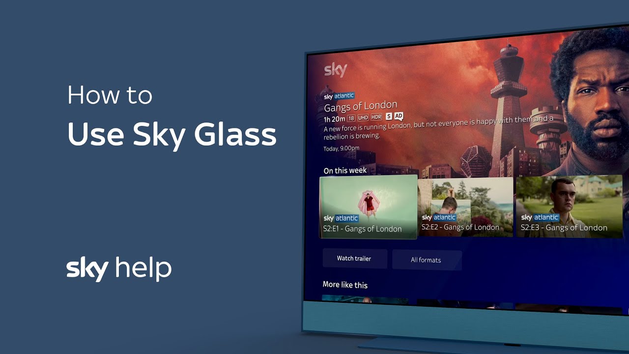 Using Sky Glass Sky Glass Youtube