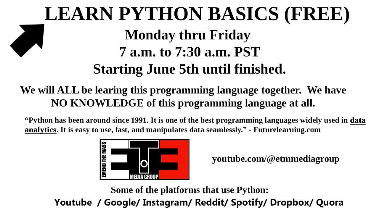 Learning Python Basics Part 1 Youtube