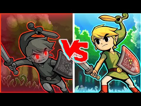 Link Vs Dark Link Sprite Animation Youtube
