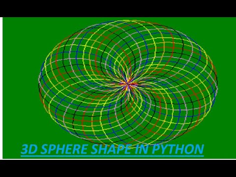 Creating 3d Spheres With Python Turtle Youtube