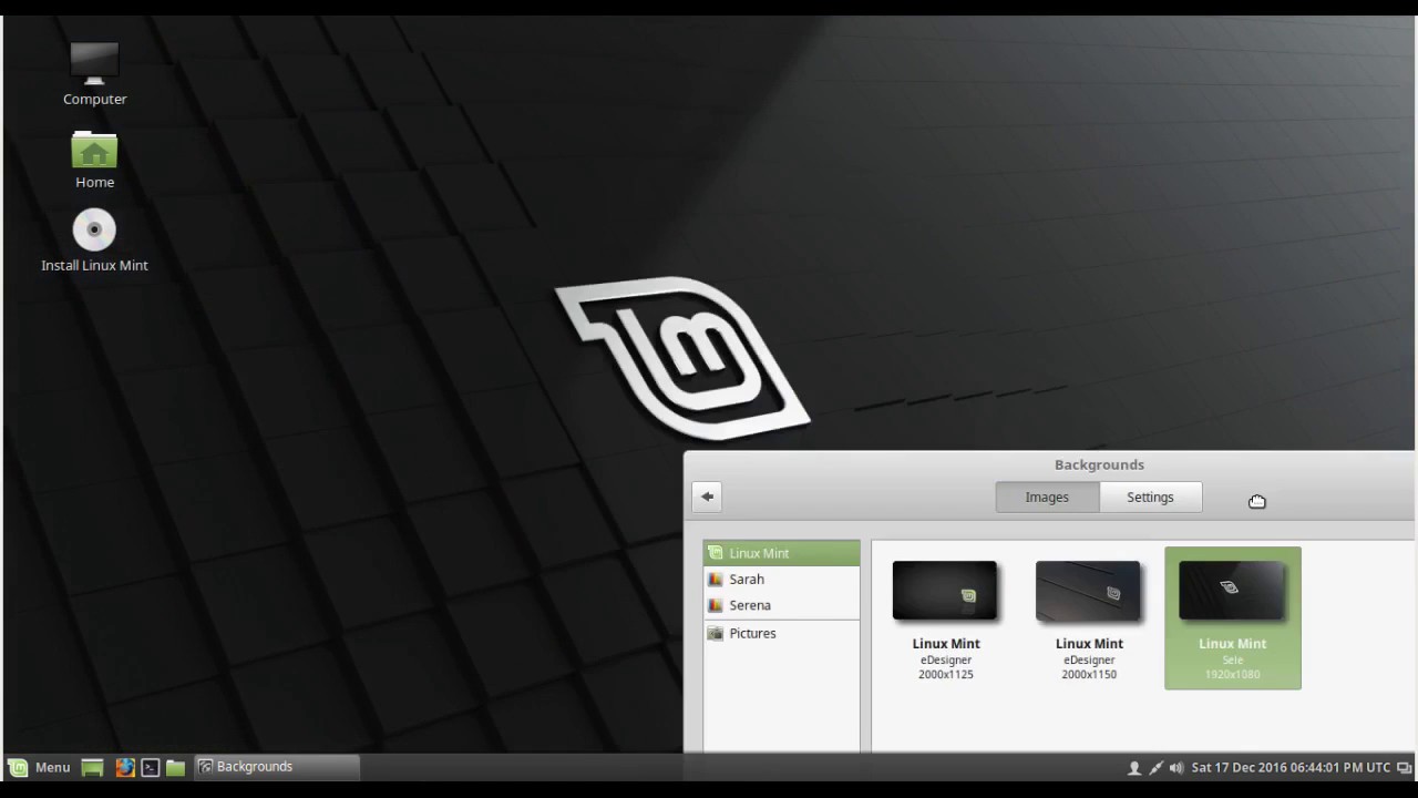 Linux Mint 18 1 Serena Cinnamon Youtube