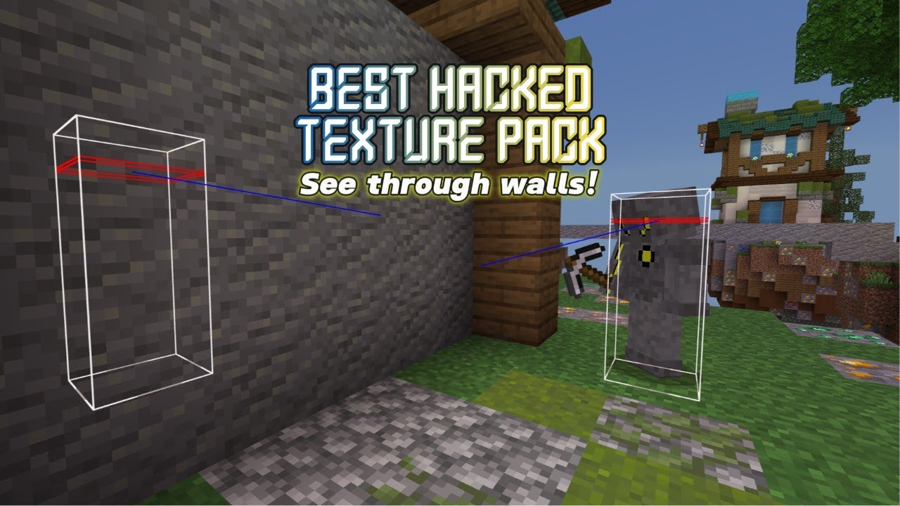 Best Hacked Texture Pack For Minecraft Bedrock 2023 Youtube