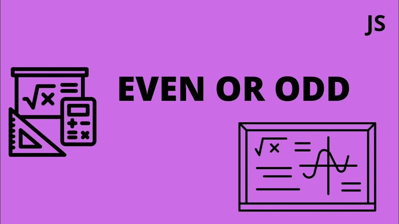 Even Or Odd Javascript Youtube