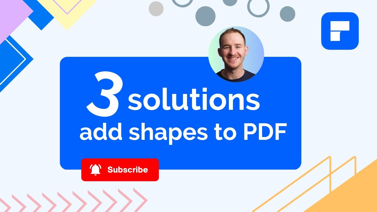 3 Solutions Adding Shapes To Pdf Youtube