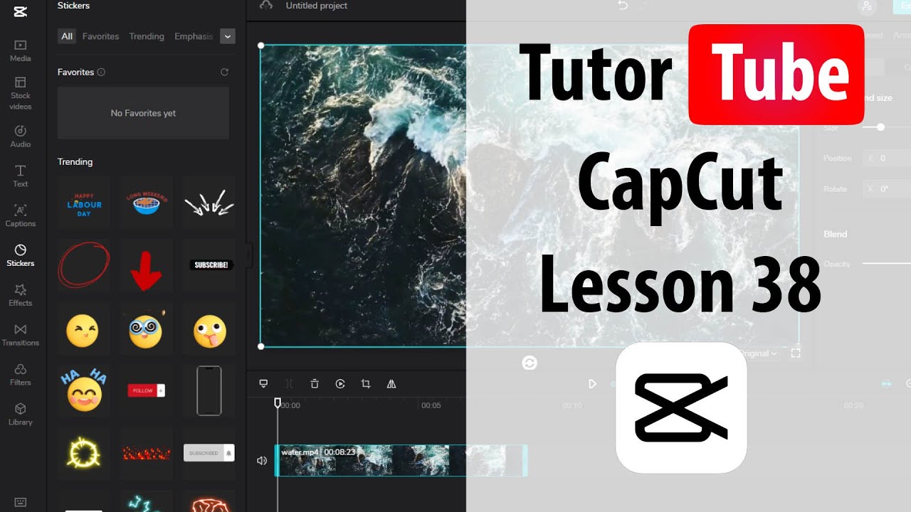 Capcut Lesson 38 Task Bar Youtube