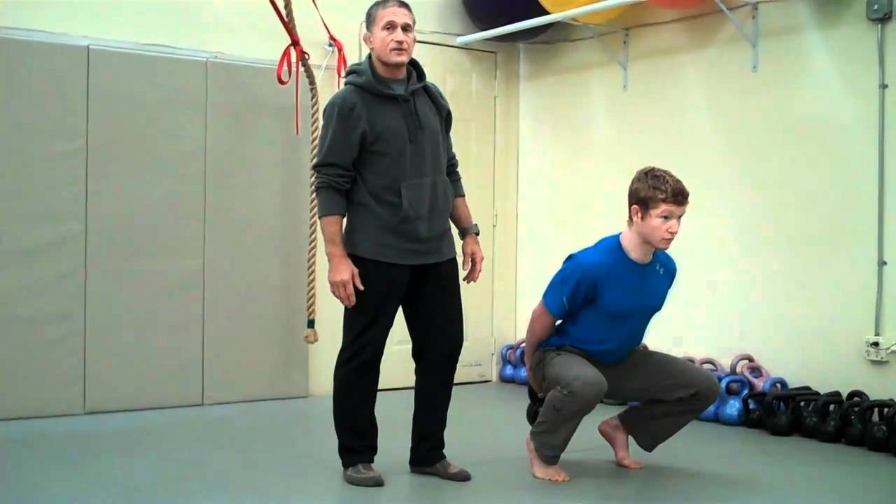 Steve Maxwell Kettlebell Hack Squat Youtube