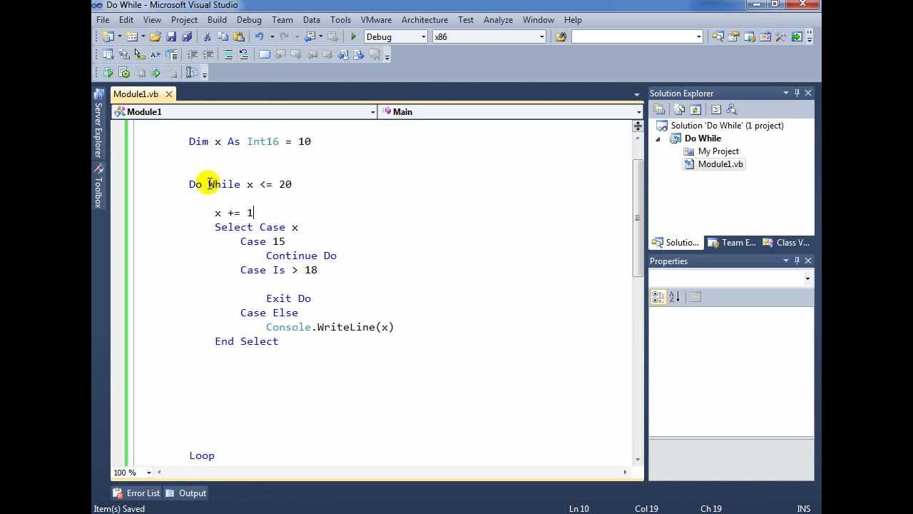 044 Do While Vb Net 2010 Youtube