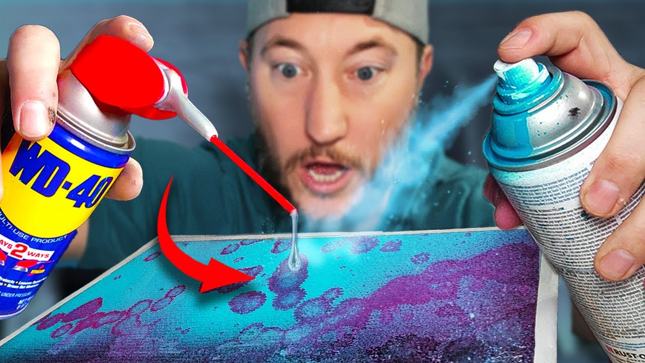 Insane Spray Paint And Wd 40 Trick Youtube