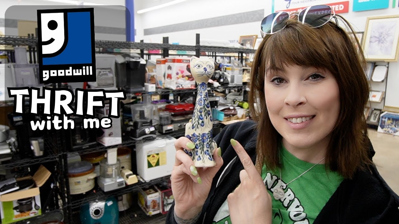 Early To Goodwill Thrift With Me Reselling Youtube